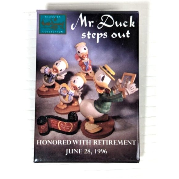 Disney | Jewelry | Wdcc Mr Duck Steps Out Retirement Donald Duck Huey ...